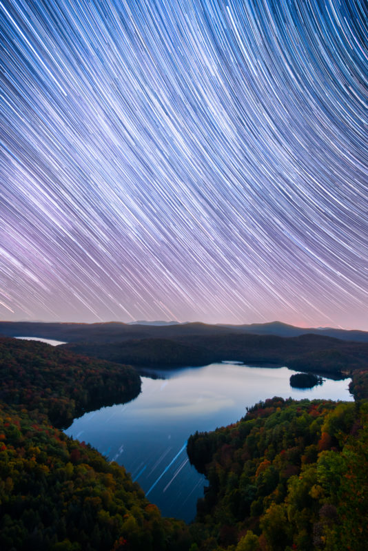 Starry Night in peak Vermont Fall - Professional Photographer in Cleveland